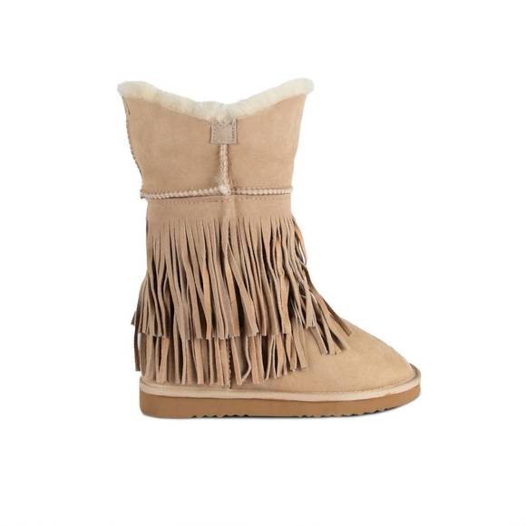 Cloud Nine | Shoes | New Cloud Nine Womens Classic Fringed Sheepskin ...